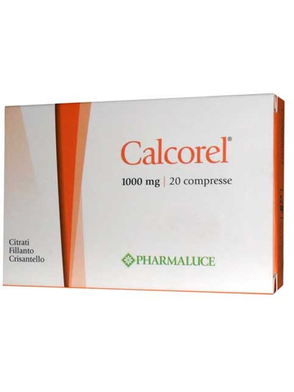 CALCOREL X 20 TABLETA - PHARMALUCE - FARMACIA BABAMUSTA ONLINE 24 ORE